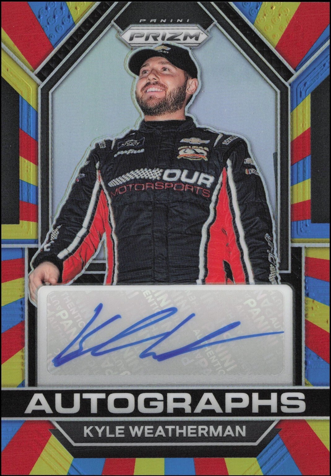 2023 Panini Prizm - Autographs Kyle Weatherman #A-KWT Rainbow Prizm /24 ...