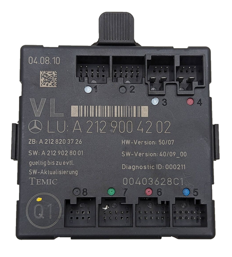 08-18 Mercedes W207 E550 E400 Front Left Side Door Control Module ...