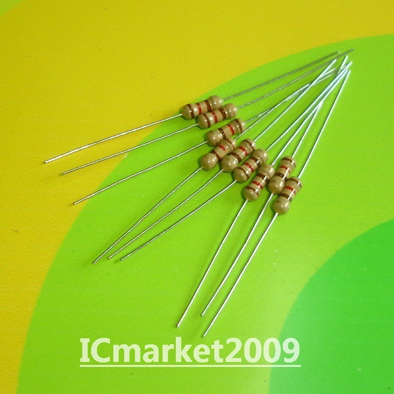 500 PCS 1/4W-120R ±5% 1/4 WATT 120 Ohm 120Ohm CARBON FILM RESISTOR 0 ...