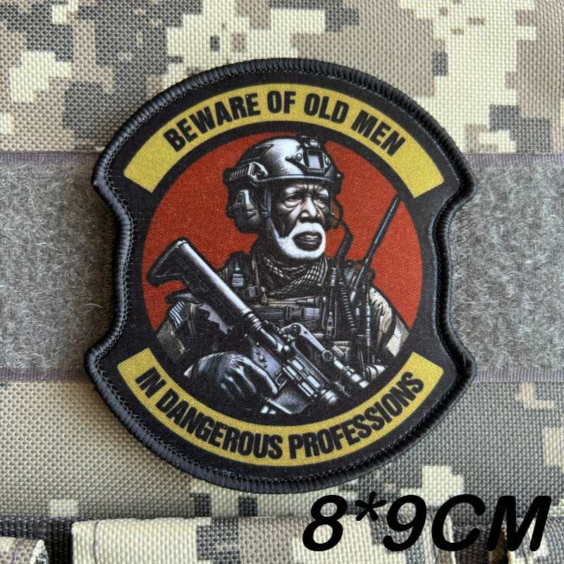 Dangerous Old Men, Chubby, Invisible, Broken or Fat Soldier M4 Morale Patches | eBay