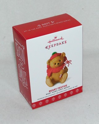 Hallmark Mary Hamilton's Bears Beary Festive Christmas Ornament (3rd in ...