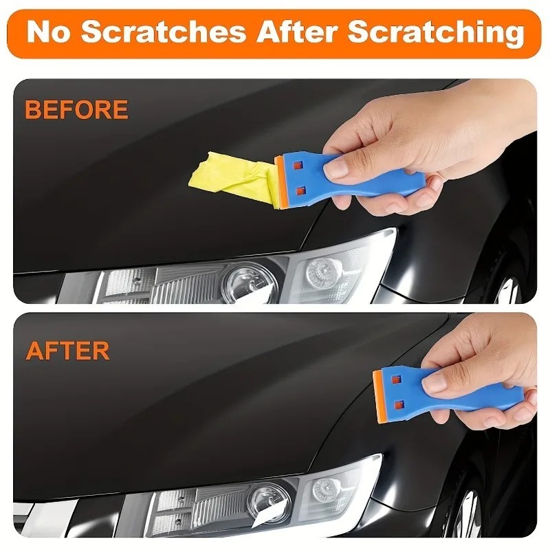 Car Sticker Remover Plastic Scraper Tool Paint Film Glass Cleaning 1 ...