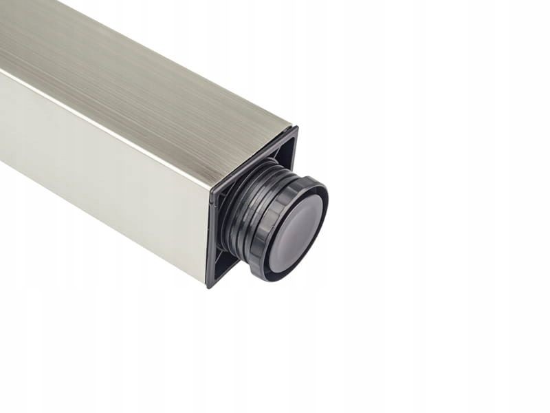 Tischbein H-710mm 60x60mm Quadrat Edelstahl gebürstet Loft | eBay UK