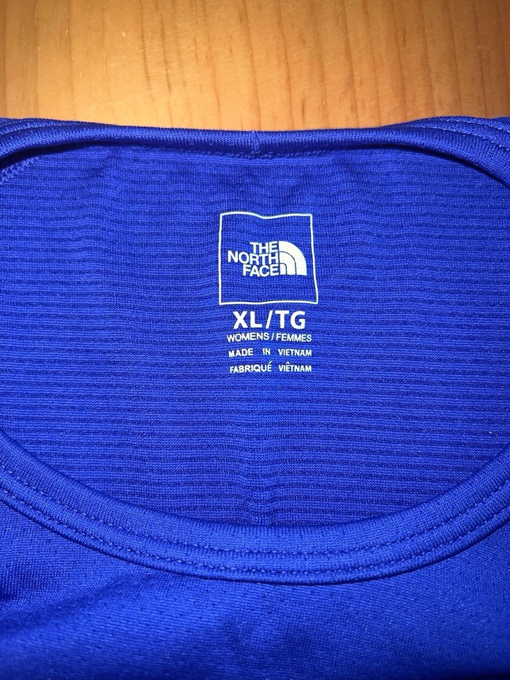 North Face Women XL Dark Blue Top Base Layer Flash Dri VGC | eBay