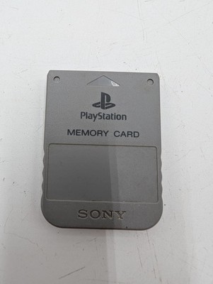 Playstation 1 PS1 Official OEM 15 Block Memory Card SCPH-1020 TESTED US ...