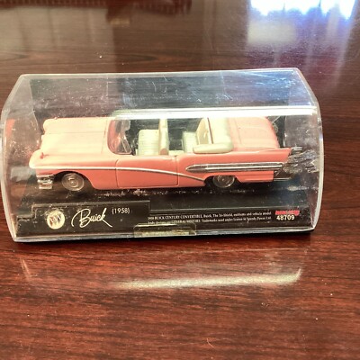 New-Ray 48709 1:43 1958 Pink w/White Interior Buick Convertible Car | eBay