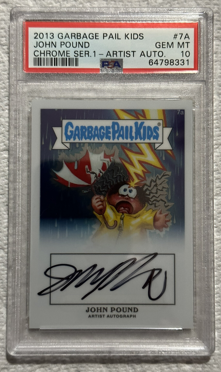 2013 Garbage Pail Kids STORMY HEATHER 🔥 John Pound Auto PSA 10 - Chrome ...