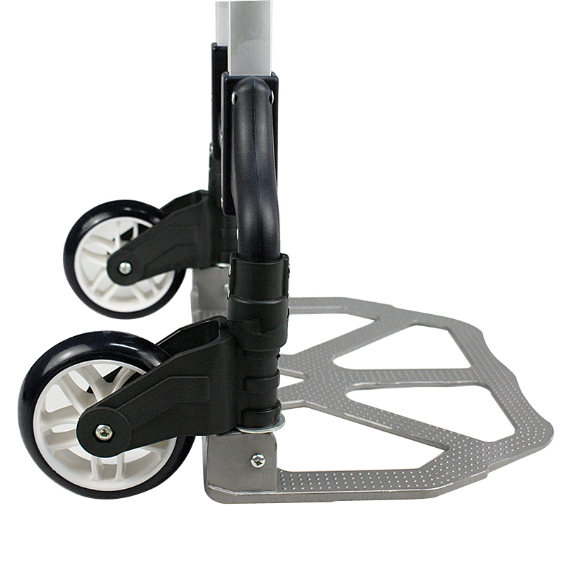 Compact Folding Aluminium Hand Truck Trolley Luggage Cart Foldable ...
