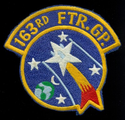USAF 163rd Fighter Group Patch C3 | eBay