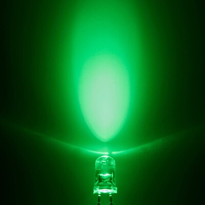 5mm Clear Round Transparent Green LED Diode Lights Bulbs 3V 20 mA | eBay