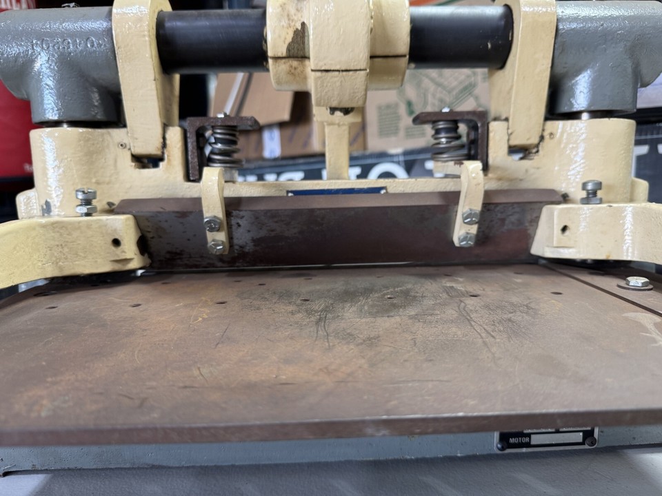 Tensilkut Sieburg (like Di-Acro) Hand Operated Shear 12" Metal Shear 16 ...