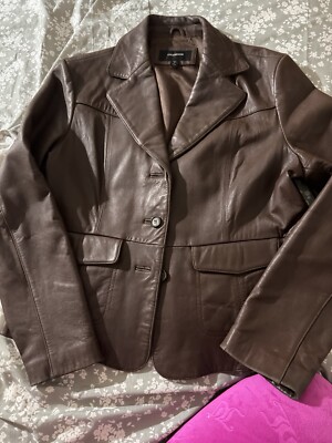 COLEBROOK LADIES LEATHER JACKET | eBay