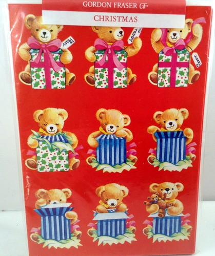Gordon Fraser Cards Teddy Bear Christmas Presents Full of Surprises Joy ...