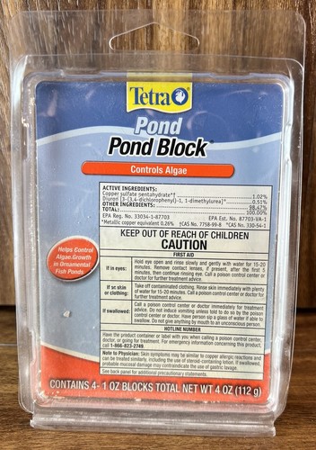 Tetra Pond Block Algae Control 4 Pack Slow Release-Koi & Fish Safe ...