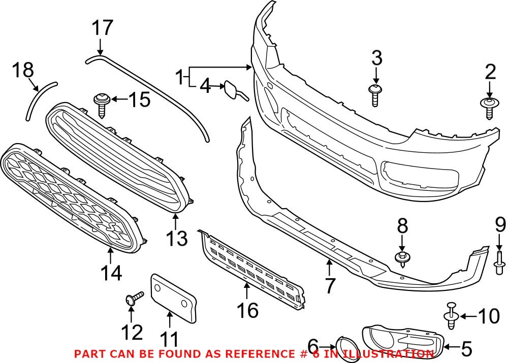 Genuine OEM Fog Light Trim for Mini 51117405385 | eBay