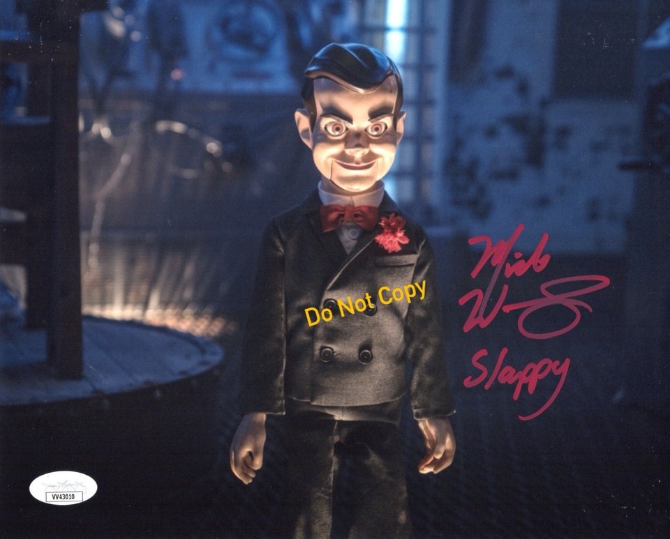 MICK WINGERT signed 8x10 Photo GOOSEBUMPS Voice Slappy the Dummy JSA | eBay