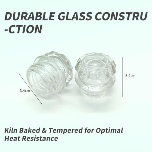 Coffee Percolator Glass Knob Replacement 2-Pack Transparent | eBay