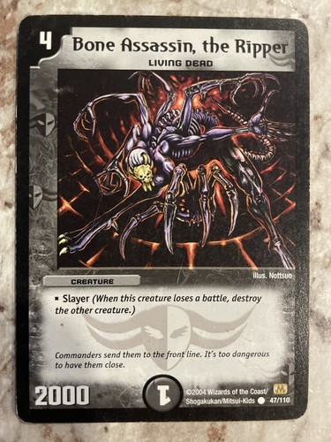 BONE ASSASSIN, THE RIPPER DUEL MASTERS BASE SET #47 | eBay