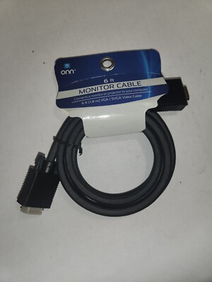 ONN VGA001 6ft Monitor Cable | eBay
