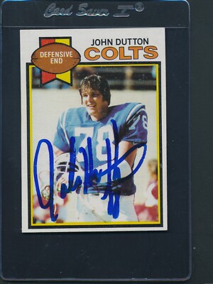 1979 Topps #355 John Dutton Colts Signed Auto *D8241 | eBay