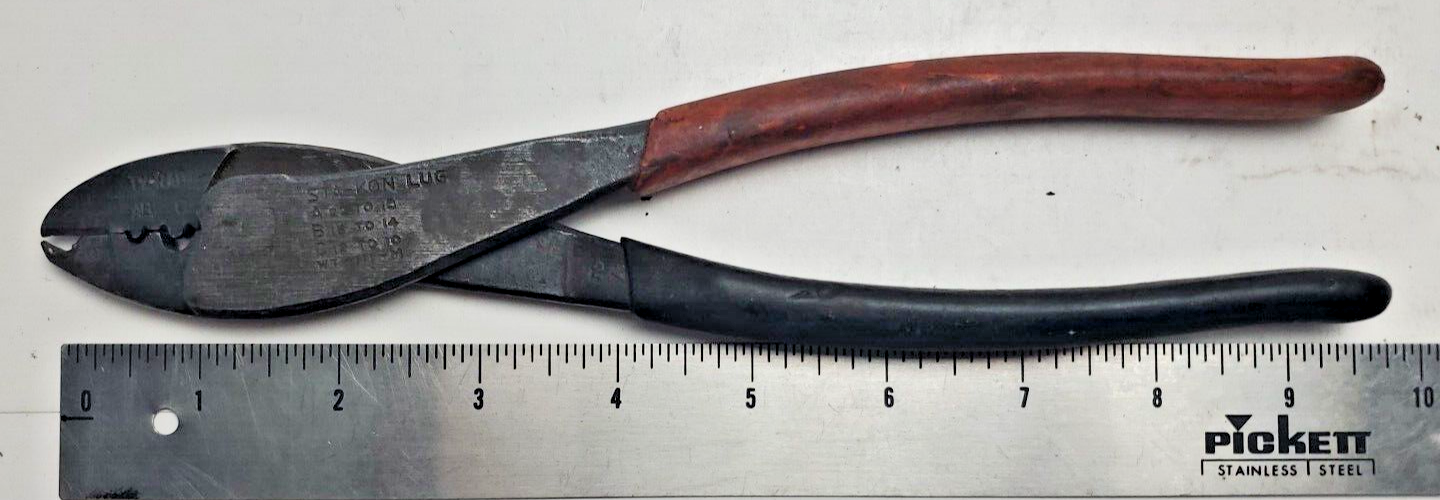 Thomas Betts STA-KON Terminal Lug A B C WT 111M Crimping Pliers Vintage ...