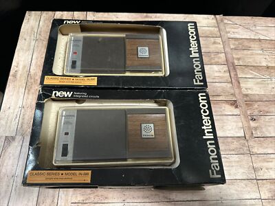Pair Of Vintage Fanon Classic Series Model IN-500 Dual Channel Wireless ...