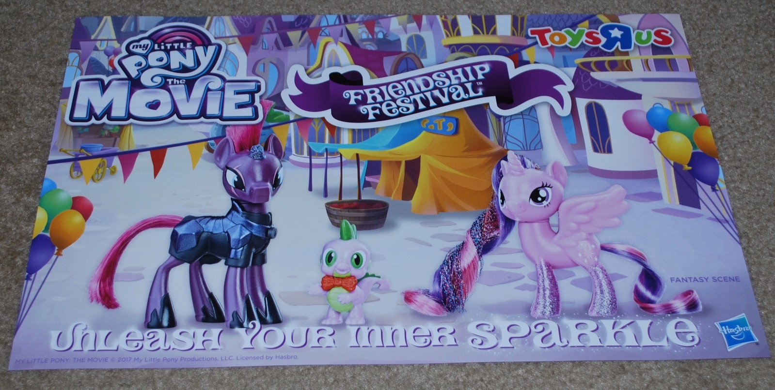 SDCC 2017 EXCLUSIVE HASBRO TRU MY LITTLE PONY THE MOVIE POSTER | eBay