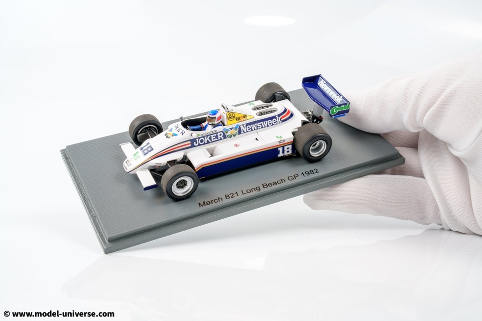 Spark - 1:43 March 821 F1 No.18 Raul Boesel 1982 Long Beach Grand Prix ...