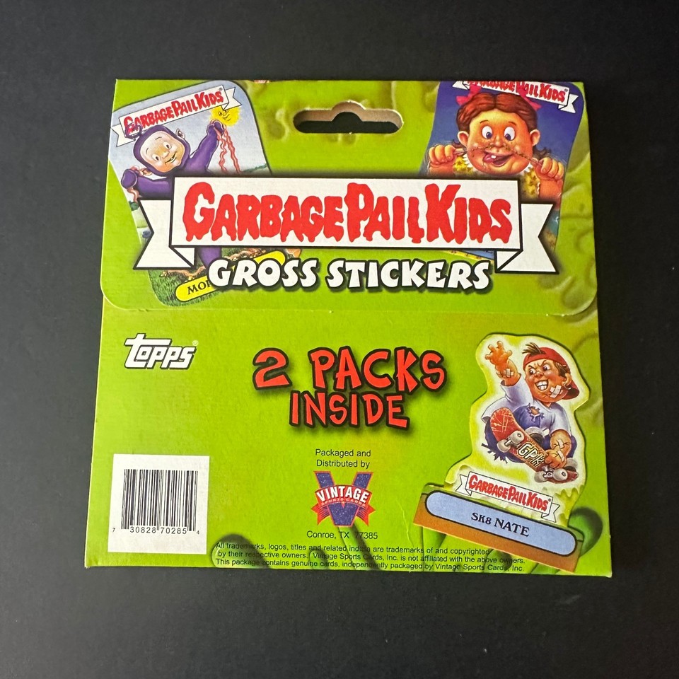 Garbage Pail Kids GROSS STICKER VINTAGE BLISTER PACK- All New Series 2 ...