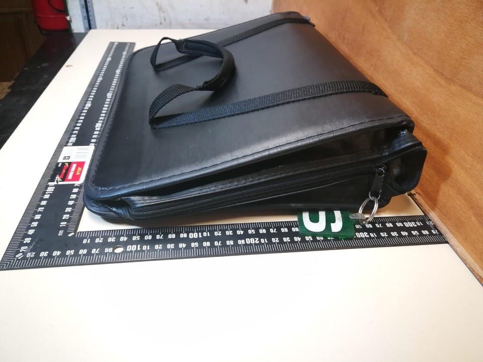 RS Black PVC Tool Wallet Bag Case Box - Document Holder - 40cm x 30cm x ...