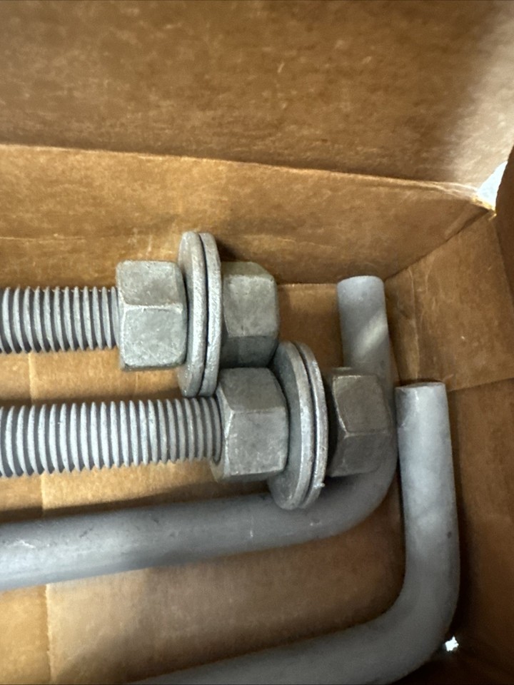 [LOT OF 4] 3/4"-10 x 30”Threaded Concrete Anchor L-Bolts | w/ Nuts ...