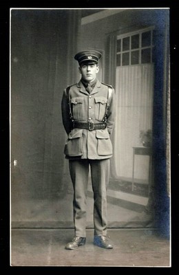 c.1910's Postcard ~Hobart Bus / Tram Conductor ~Wherrett's Studio ~RPPC ...