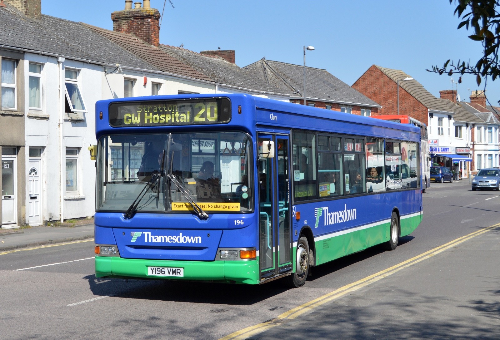 196 Y196 VMR Thamesdown Transport 6x4 Quality Bus Photo | eBay UK