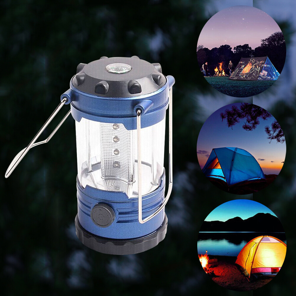 12LED Camping Tent Light Portable Handheld Camping Lamp for Garden ...