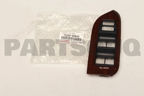 7423260640 Genuine Toyota PANEL, FRONT ARMREST BASE, UPPER LH 74232 ...