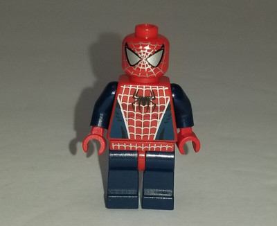 Lego Mini Figure Spider man 2004 Sam Raimi Dark Blue Pants & Arms ** | eBay