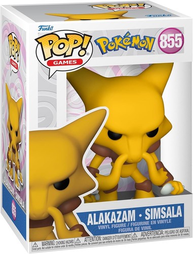 Funko POP Games Pokemon - Abra - Alakazam - Collectable Vinyl Figure ...