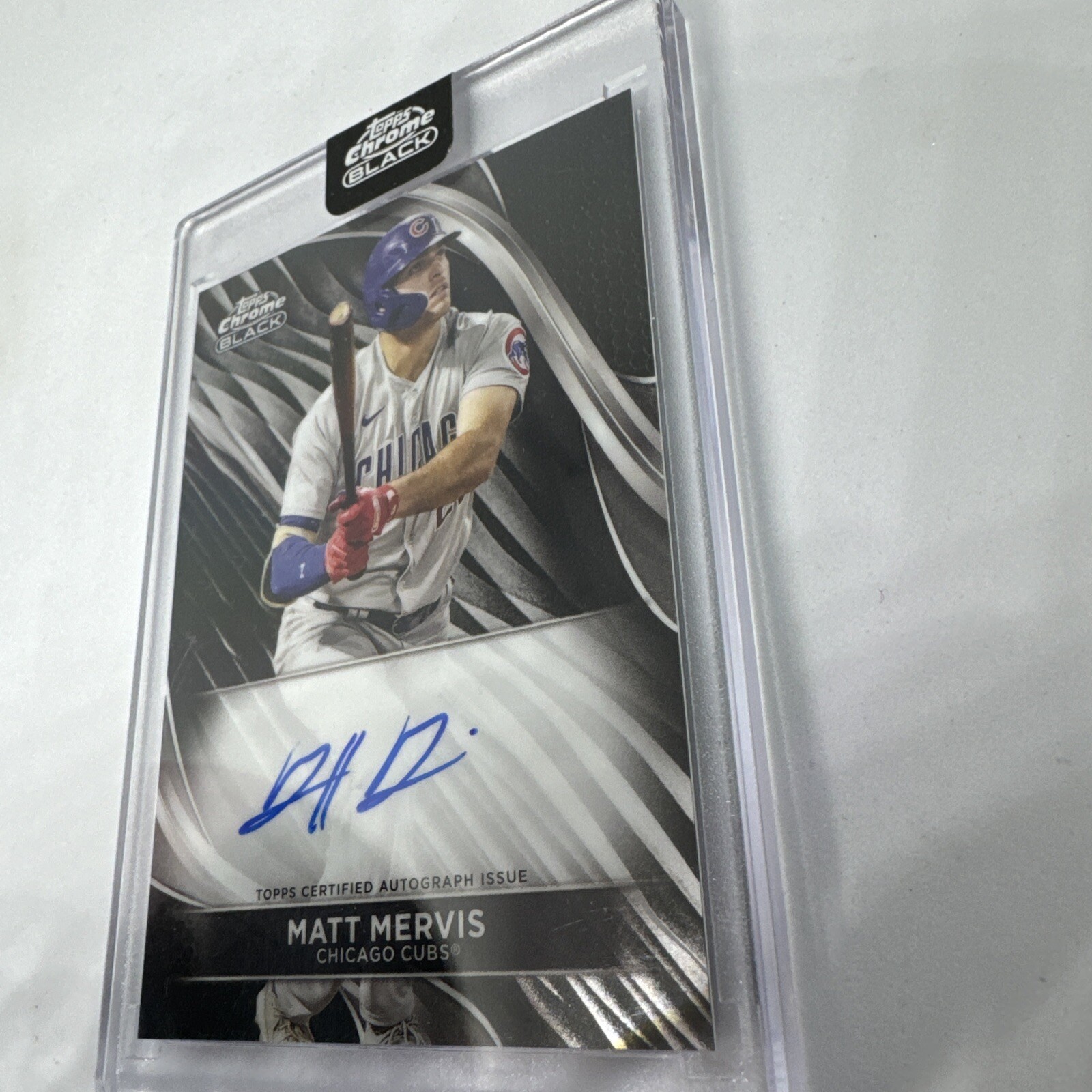 2024 Topps Chrome Black Matt Mervis Auto Chicago Cubs #CBA-MME A | eBay