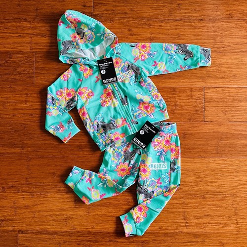 Bonds Digi Sweats Zebra Zip Hoodie Jumper Tracksuit Set BNWT Size 1 | eBay