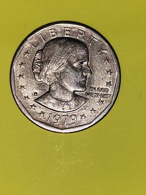 1979 Susan B Anthony FG - Frank Gasparro ONE DOLLAR U.S. Coin S Mint ...
