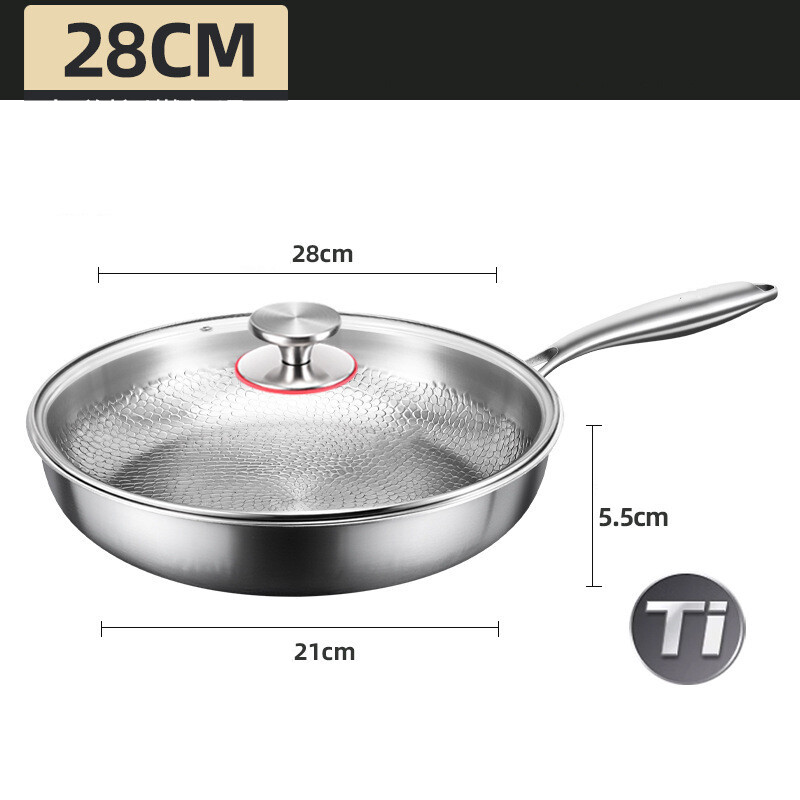 Titanium Hammered Pan Pro, 2025 Ultra-Durable Scratch-Resistant Non ...