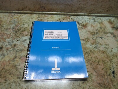 Okuma OSP7000L/700L Zusatz Funktionen Gebrauchsanweisung 4022-E EEL1 ...