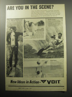 1967 AMF Voit Sports Equipment Ad - Scuba Gear, Golf, Water Skiing ...