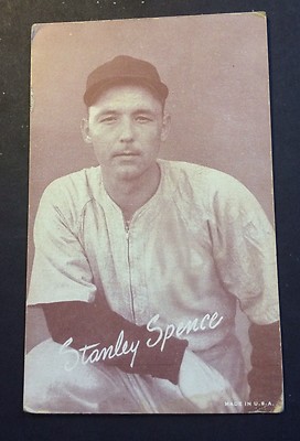 STANLEY SPENCE 1940s Vintage Exhibit Cardboard Baseball Card V GOOD | eBay