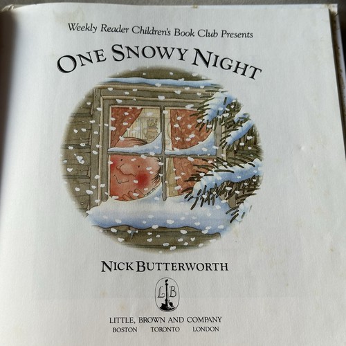 Children’s Hardcover Book One Snowy Night By Nick Butterworth | eBay