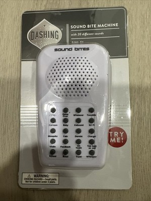 Dashing Fine Gifts Sound Bite Machine 20 Different Hilarious Sounds NEW ...