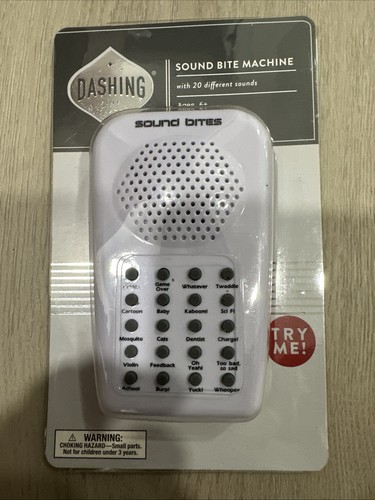 Dashing Fine Gifts Sound Bite Machine 20 Different Hilarious Sounds NEW ...
