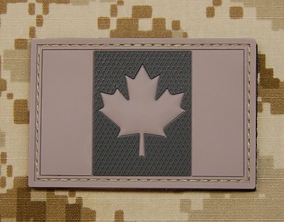 3D PVC Canada Flag Patch Canadian Army CADPAT Tactical Combat Morale ...