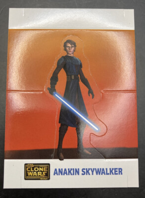 Anakin Skywalker 2008 Star Wars Clone Wars Die-Cut Pop-Up Card | eBay