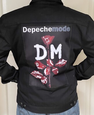 Depeche Mode Rock Band Violator Black Denim Jacket: New, Size 2XL ...